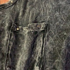 Daytrip | Tops | Daytrip Acid Wash Unique Top | Poshmark